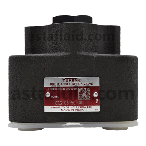 Right Angle Check Valve, CRG03-35-50, YUKEN – astafluid